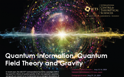 Quantum Information, Quantum Field Theory and Gravity | ICTS